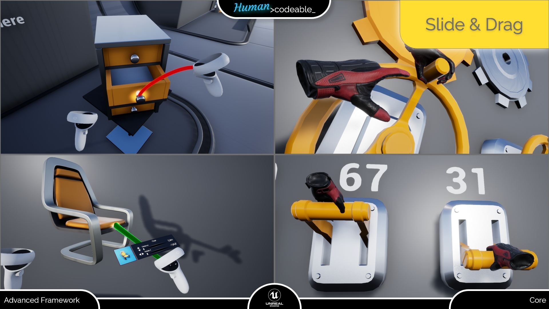 Advanced Framework Vr Mobile And Desktop In Blueprints Ue Marketplace